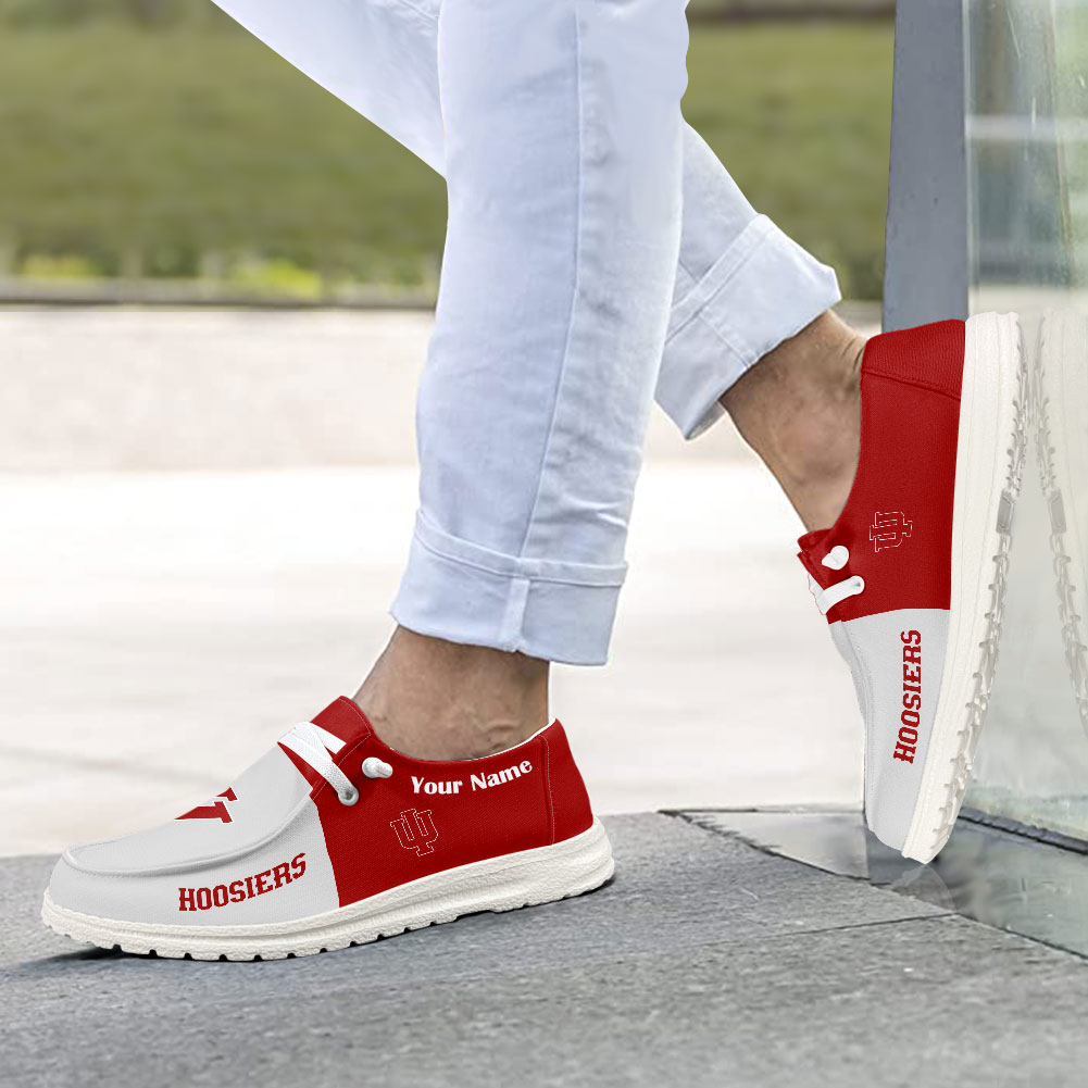 Indiana Hoosiers Loafer Shoes, Customize Your Name Indiana H | Inspire ...