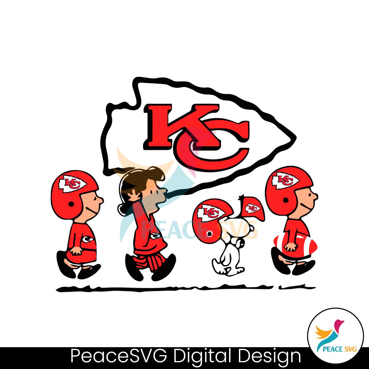 Snoopy The Peanuts Kansas City Chiefs SVG | Inspire Uplift