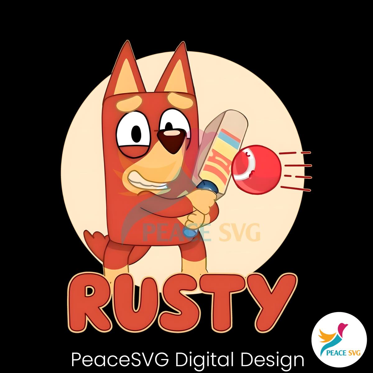 Funny Rusty Bluey Sport PNG - Inspire Uplift