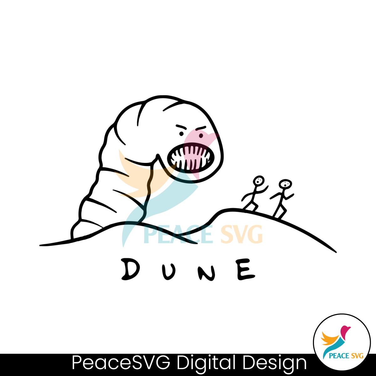 Funny Dune Sandworm Desert Planet Arrakis SVG - Inspire Uplift