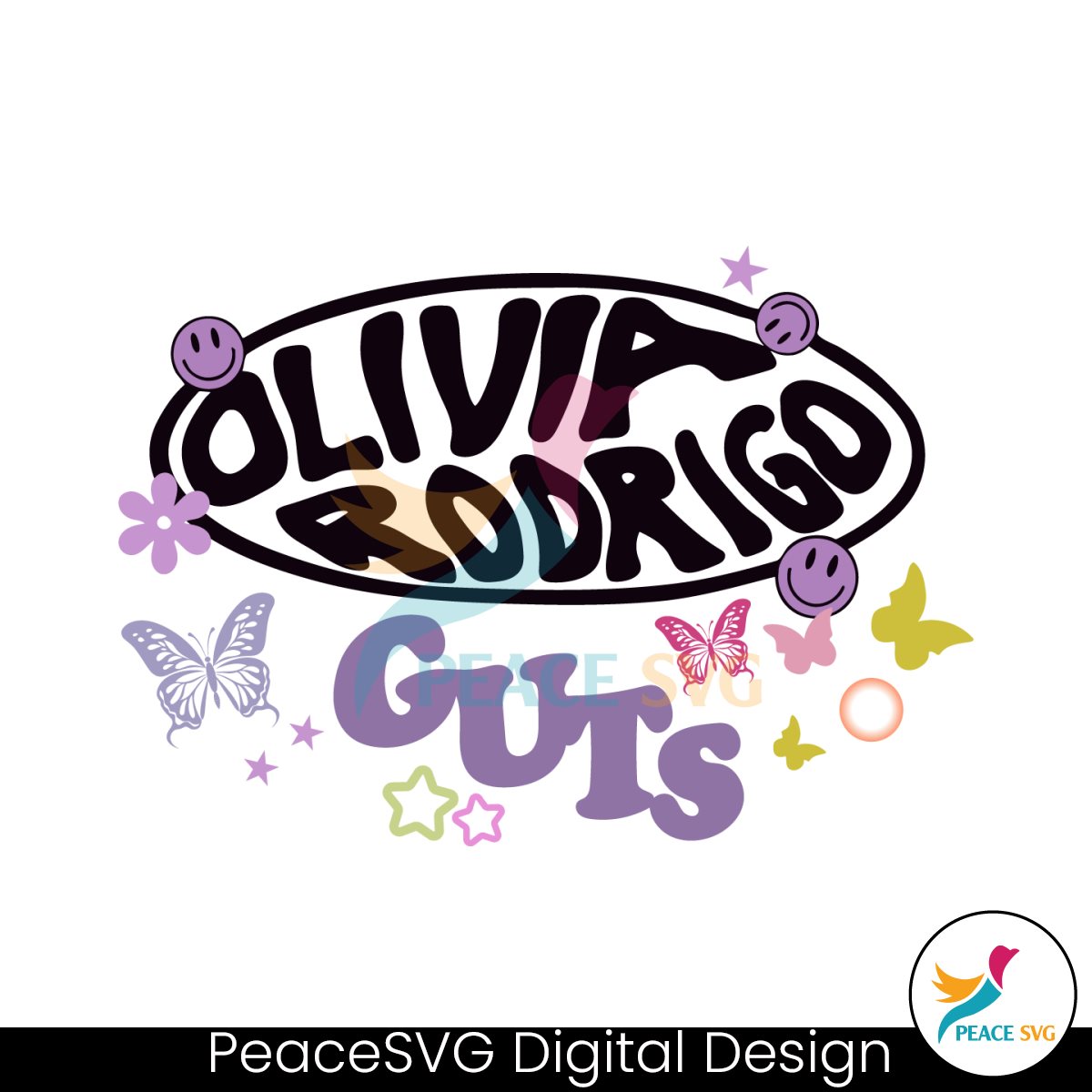 Retro Olivia Rodrigo Guts Tour 2024 SVG | Inspire Uplift