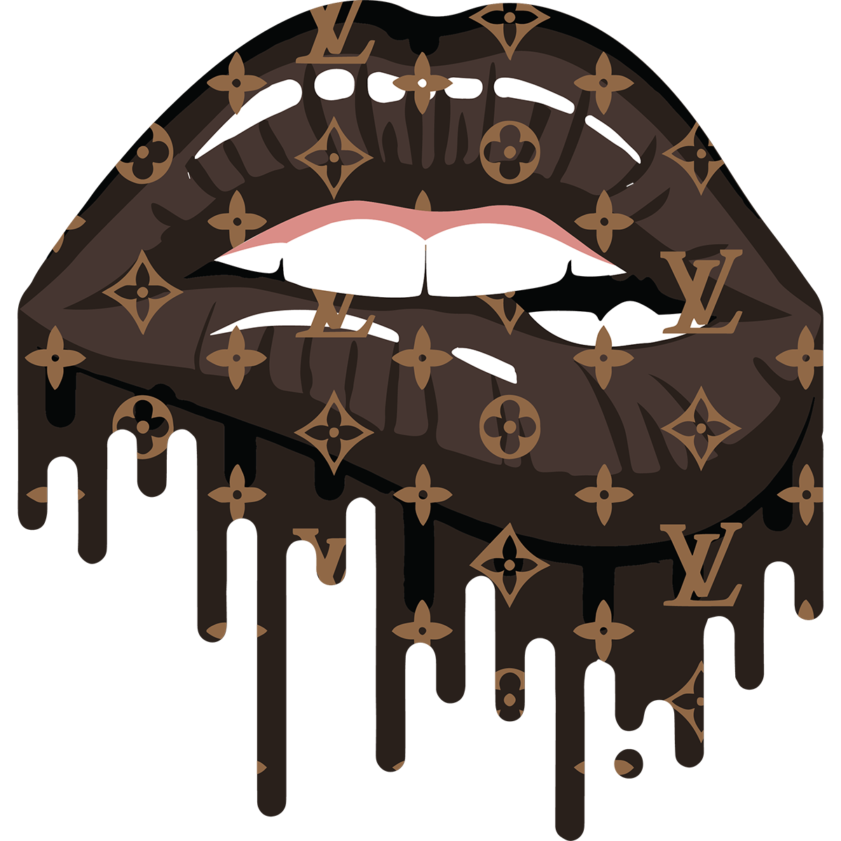 Sexy Lv Lip Trending Svg, Luxury Brand Logo Svg - Inspire Uplift