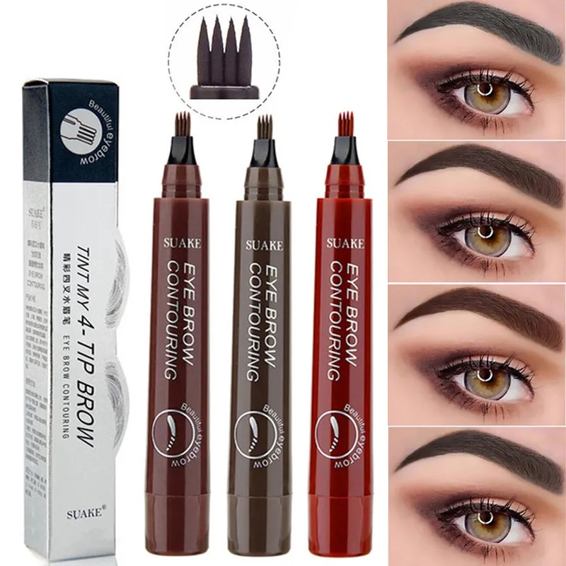 4 Point Eyebrow Pencil Waterproof Liquid Eyebrow Pen Makeup | Inspire ...