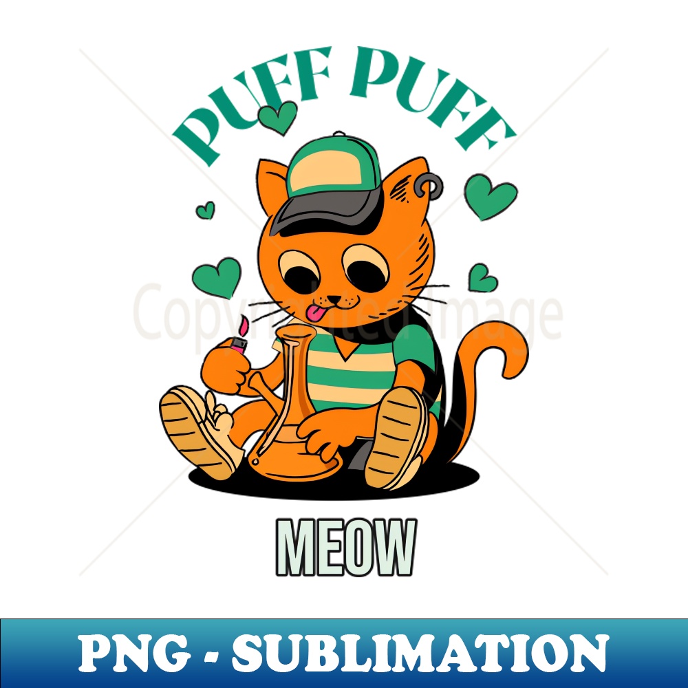 PUFF PUFF MEOWPUFF PUFF MEOW - Creative Sublimation PNG Down | Inspire ...