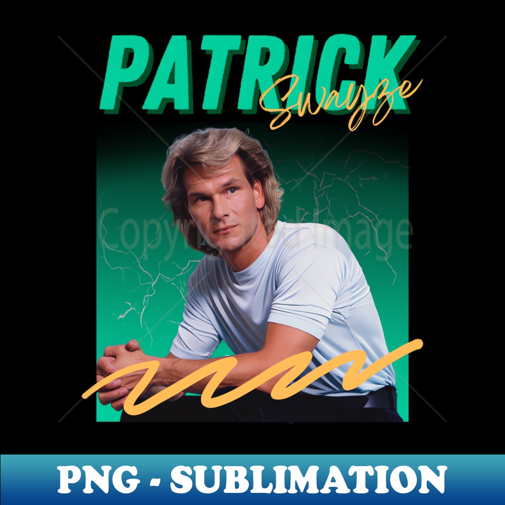 Patrick swayzeoriginal retro - Premium Sublimation Digital D - Inspire ...