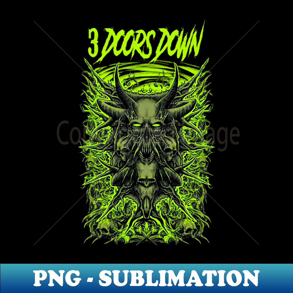 3 DOORS DOWN BAND DESIGN - Exclusive Sublimation Digital Fil | Inspire Uplift