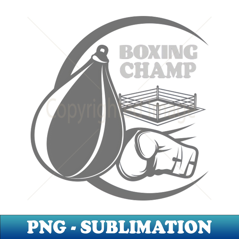 Boxing champ - never give up - PNG Transparent Sublimation F | Inspire ...
