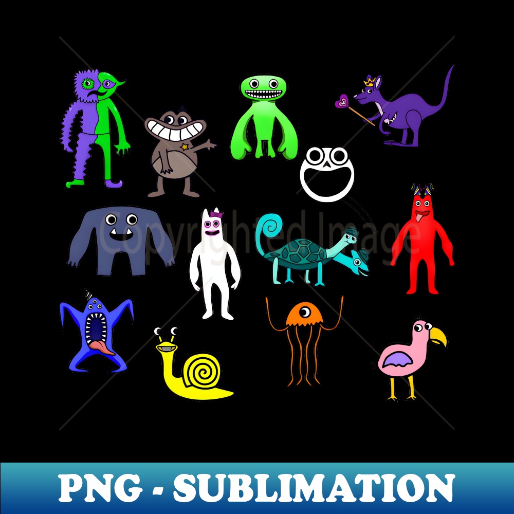 Garten of Banban Characters - PNG Transparent Sublimation De | Inspire ...