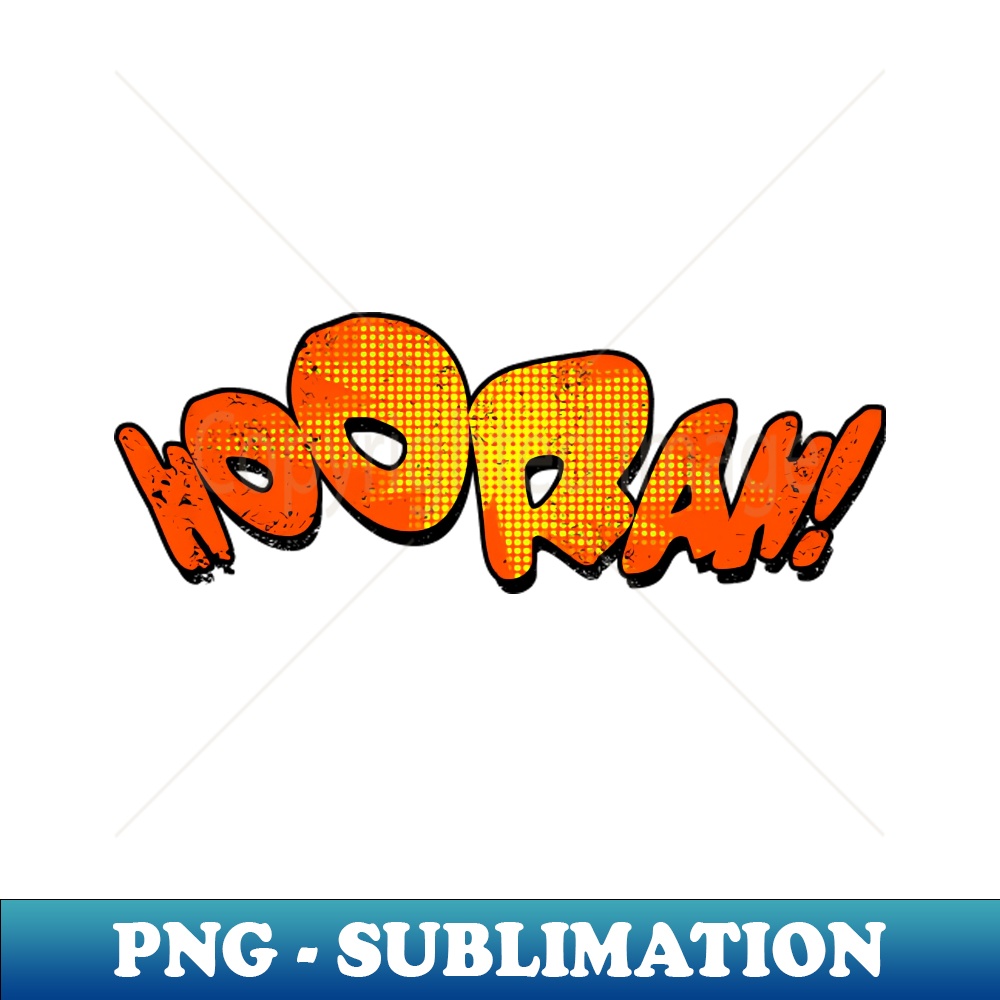 Super Hero Comic Book Onomatopoeia Hoorah - PNG Transparent | Inspire ...