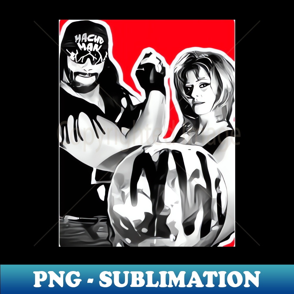 NWO MACHO MAN AND ELIZABETH - High-Resolution PNG Sublimatio | Inspire ...
