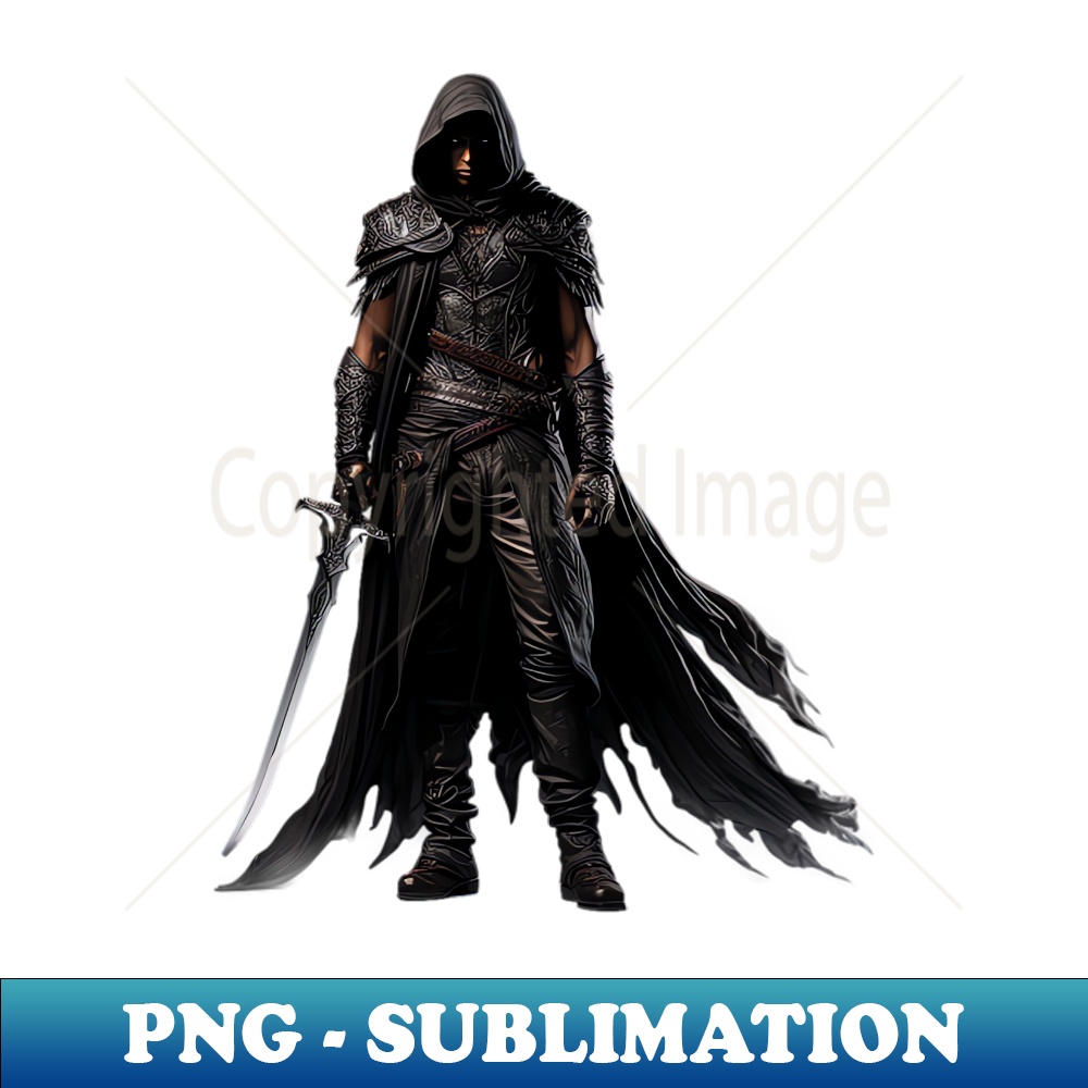 Shadow Elf Male Realistic Magic Portrait - Vintage Sublimati | Inspire ...