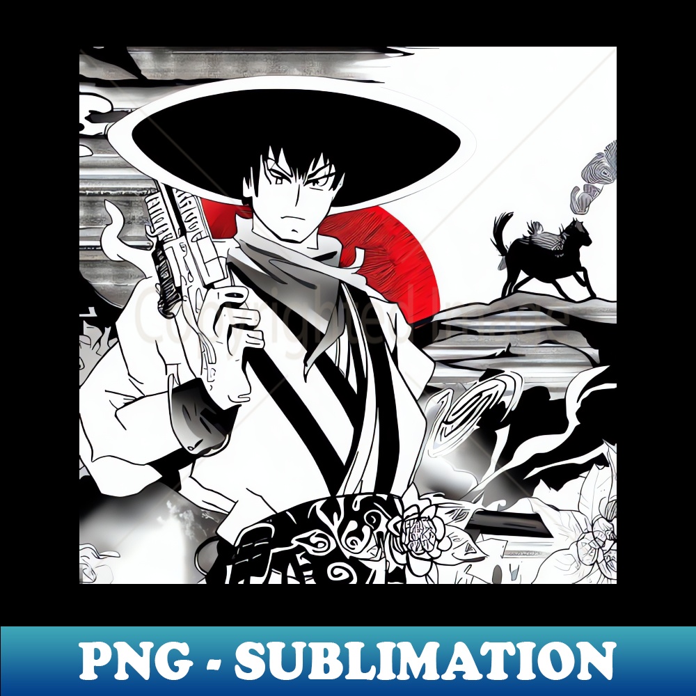 Samurai cowboy East meets west - Exclusive Sublimation Digit | Inspire ...