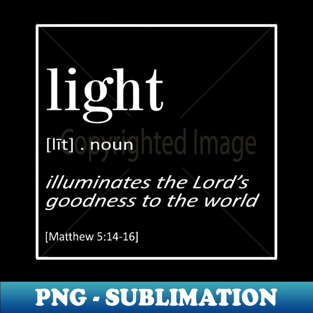 Light - Matthew 514-16 Bible Quotes - Vintage Sublimation P | Inspire ...