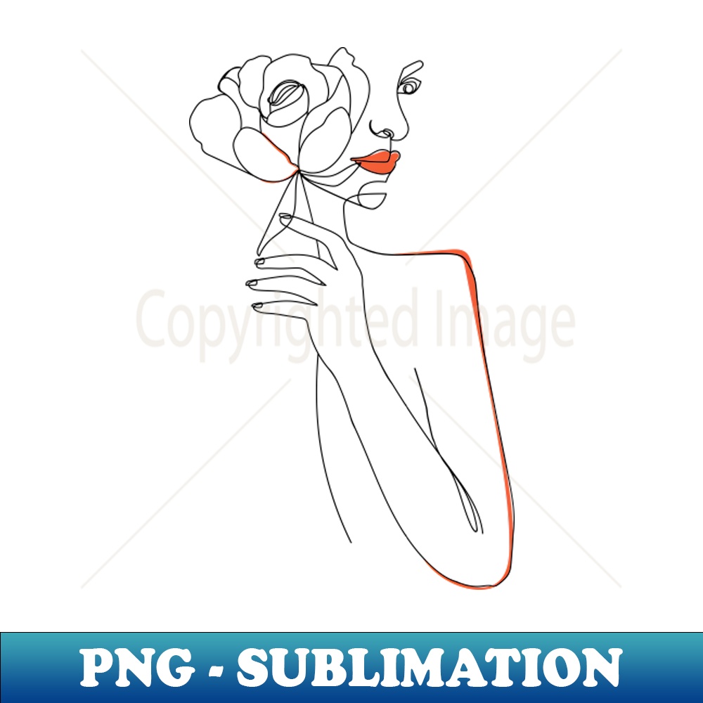 Minimal Woman line art Female poster - Unique Sublimation PN - Inspire ...