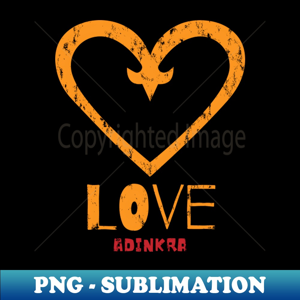 Love Africa Adinkra Symbol Pan-African Afrocentric Symbol | Inspire Uplift