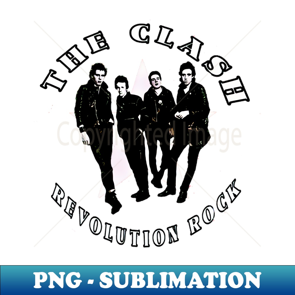 the clash retro band - PNG Transparent Digital Download File | Inspire ...