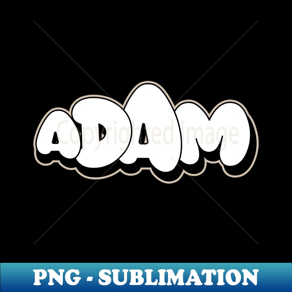 ADAM name graffiti writing bubble letters style - PNG Transp | Inspire ...