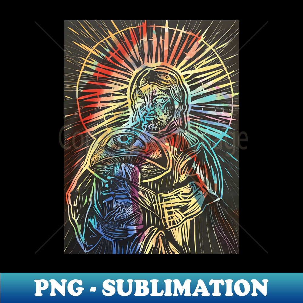 Pride Jesus - PNG Transparent Sublimation Design - Unleash Y - Inspire ...