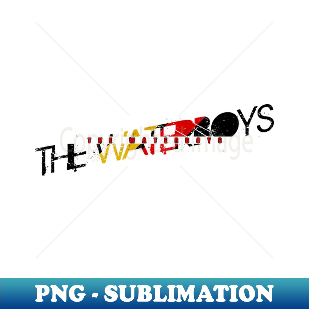 vintage typo The Waterboys - Decorative Sublimation PNG File | Inspire ...