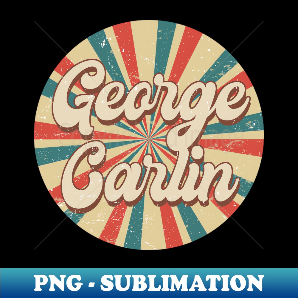 Circle Design George Proud Name Carlin Birthday 70s 80s 90s | Inspire ...