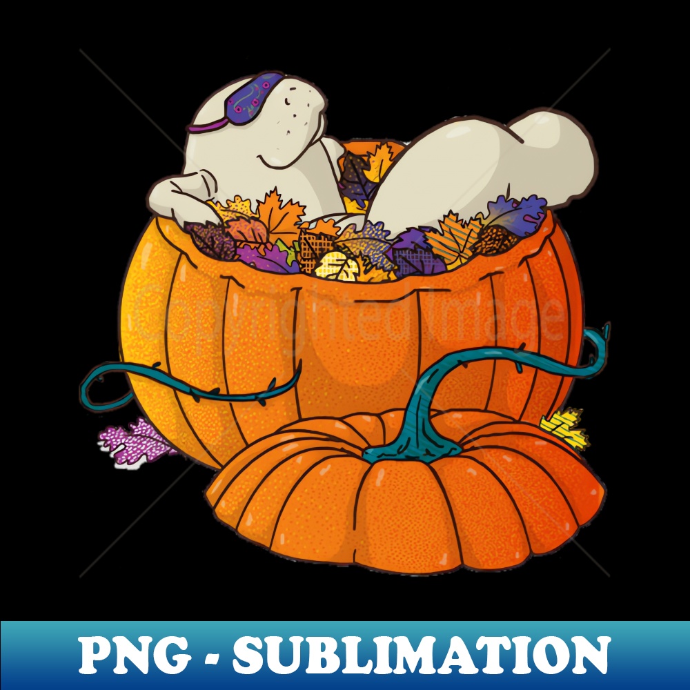 Autumn manatee - manatee with sleep mask bathing in pumpkin | Inspire ...