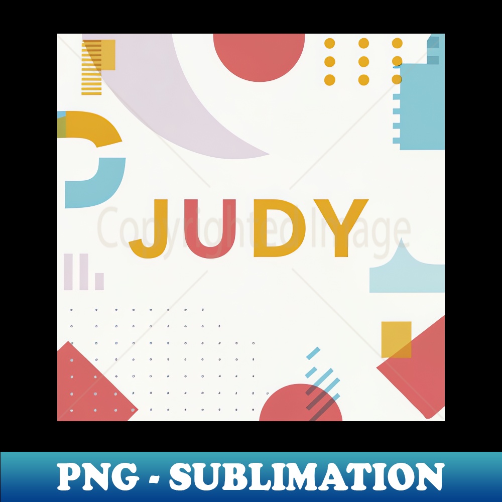 Judy - Personalized Name Tag Artistry - PNG Transparent Subl | Inspire ...