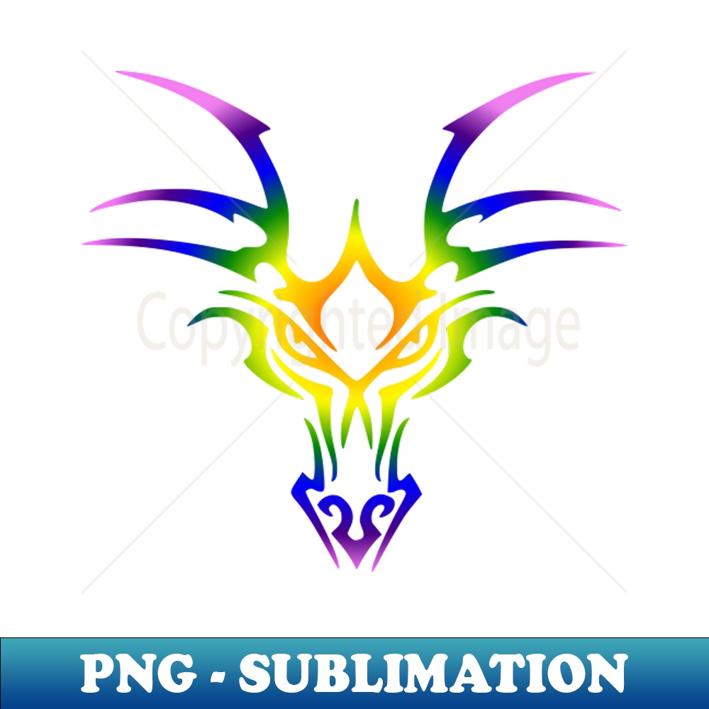 Spectrum Tribal Dragon - Digital Sublimation Download File - | Inspire ...