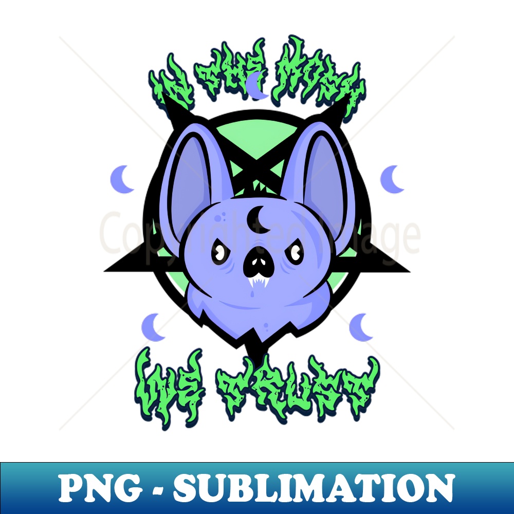 IN THE MOSH WE TRUST FUNNY CUTE DEATHCORE Death Bat - Instan | Inspire ...