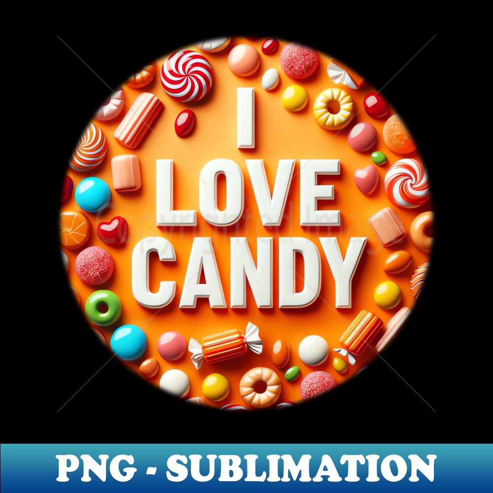 I Love Candy - High-Quality PNG Sublimation Download - Perfe | Inspire ...