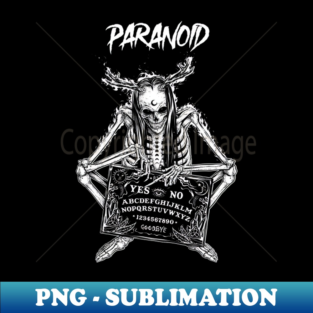 Yes or No Paranoid - PNG Transparent Sublimation Design - In | Inspire ...