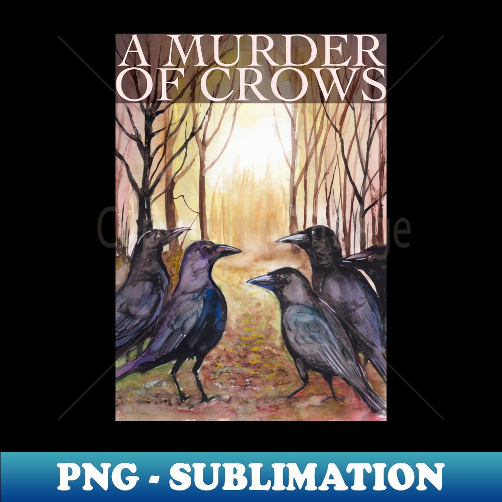 A Murder of Crows - Digital Sublimation Download File - Brin | Inspire ...