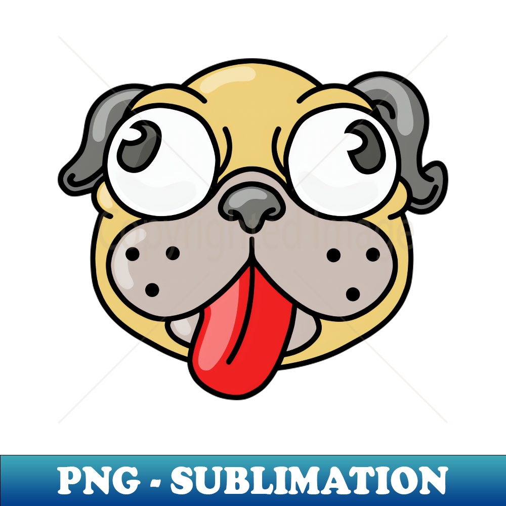Derpy Dog - PNG Transparent Sublimation Design - Transform Y | Inspire ...