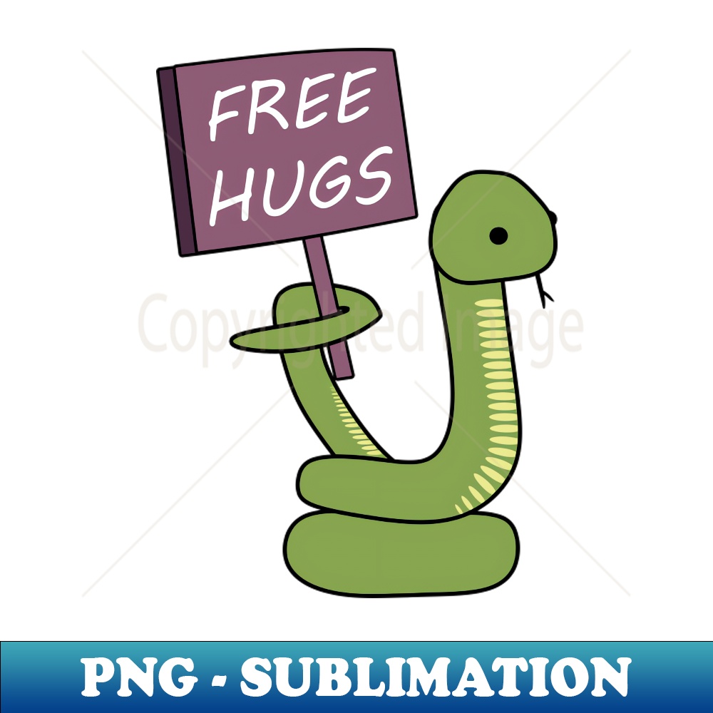 Snake Offers Free Hugs - Aesthetic Sublimation Digital File - Inspire ...