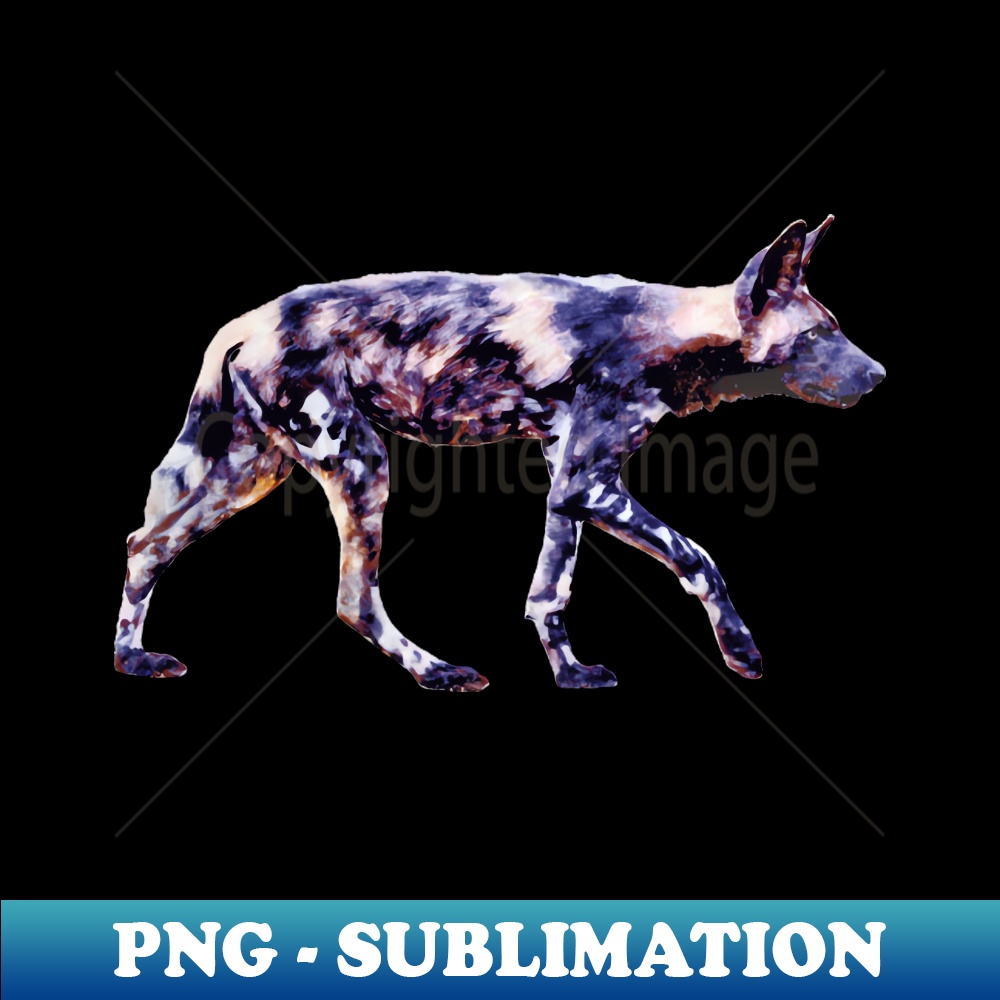 African Wild Dog Impressionist Artwork for Wild Dog Fans - P | Inspire ...