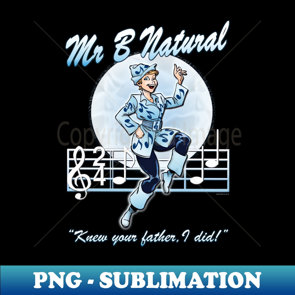 Mr B Natural - Retro PNG Sublimation Digital Download - Bold | Inspire ...