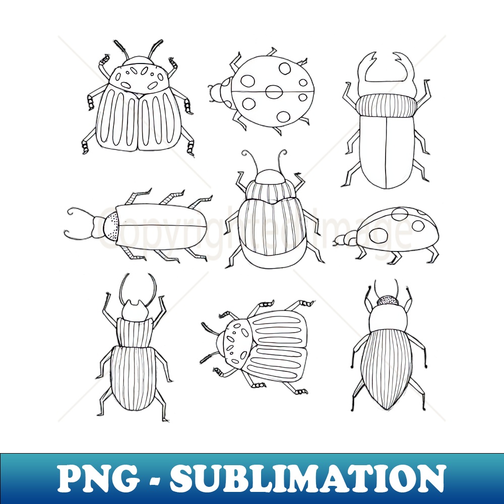 black and white beetle pattern - Digital Sublimation Downloa | Inspire ...
