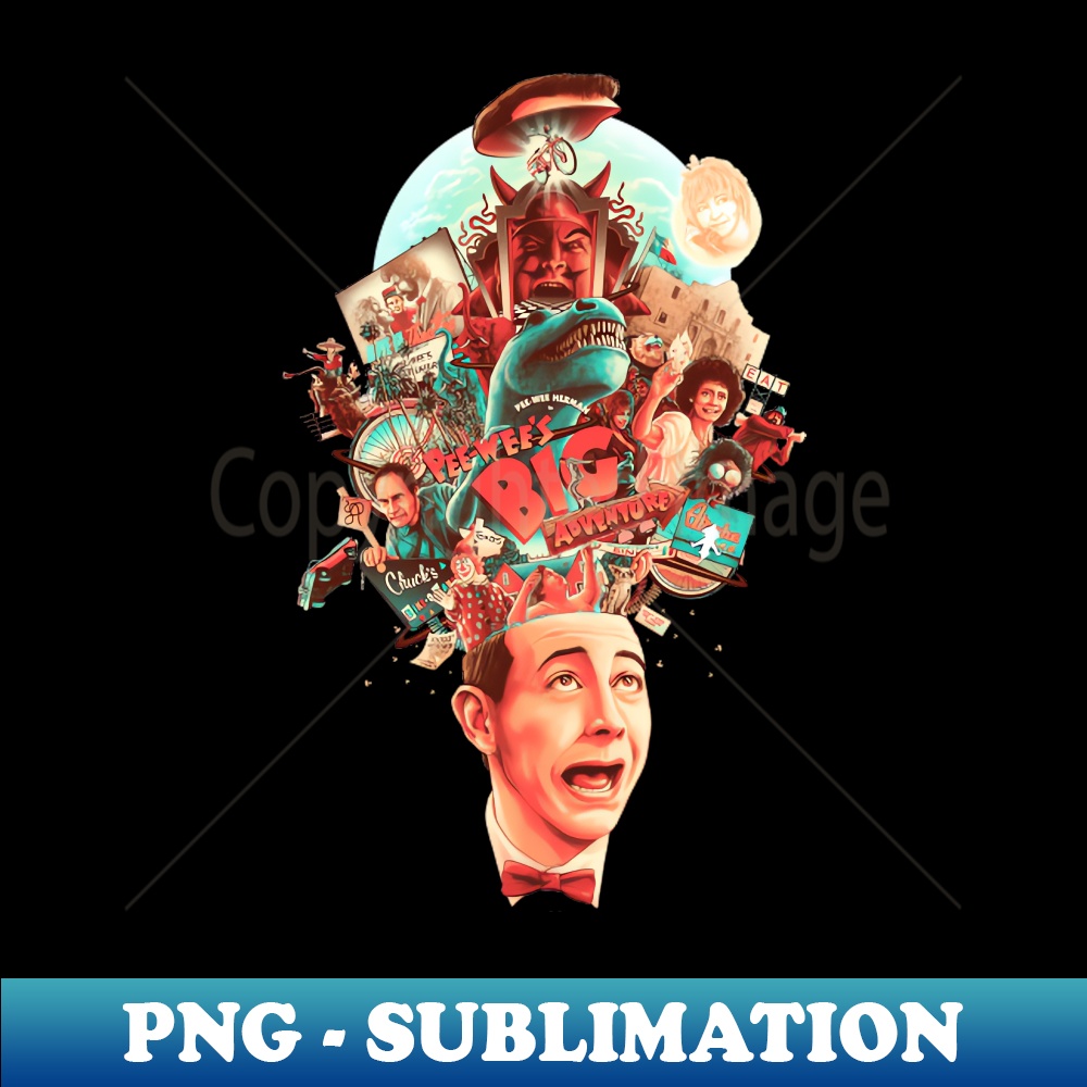 Pee wee herman Big Adventure poster - Stylish Sublimation Di | Inspire ...