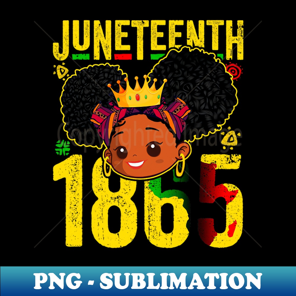Juneteenth 1865 Brown Skin Princess African Girls Kids - Aes | Inspire ...