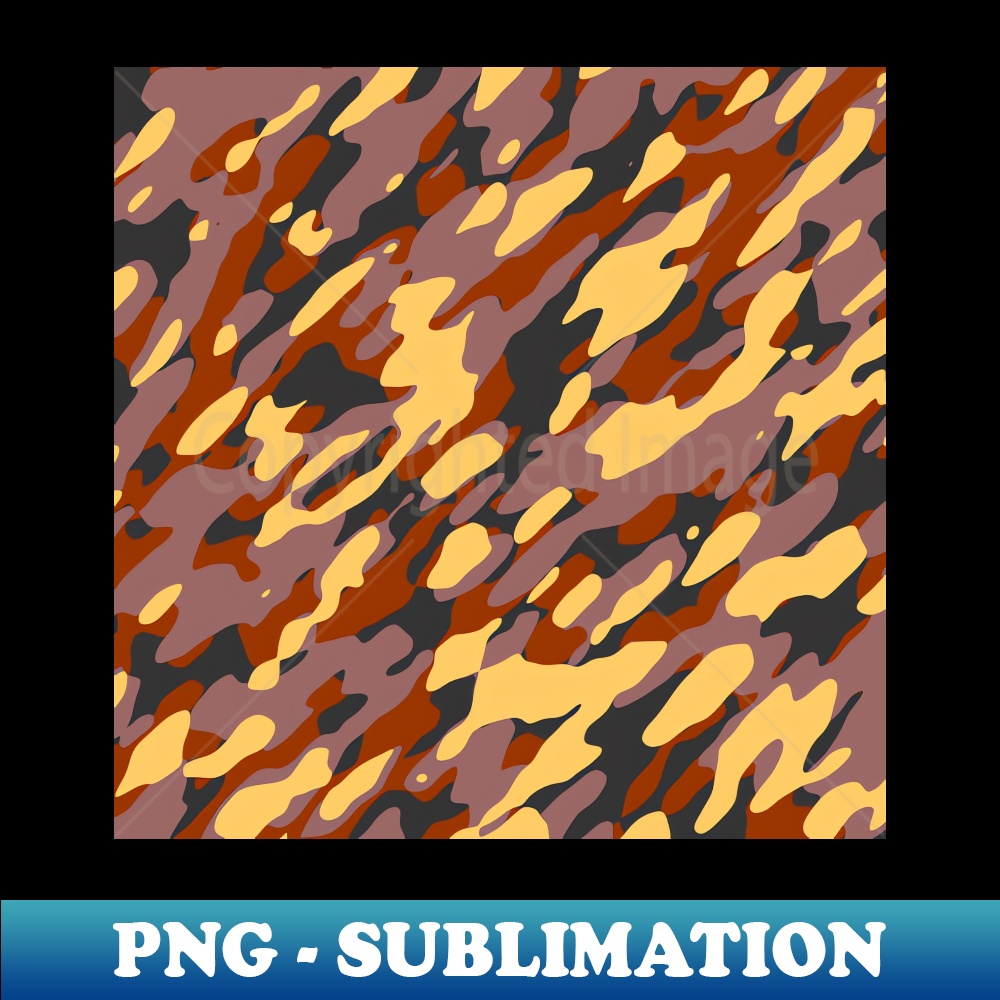 Golden Brown Camouflage - Instant PNG Sublimation Download - | Inspire ...