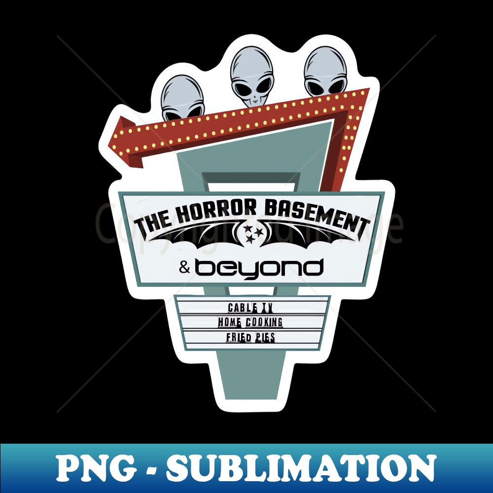 The Horror Basement Beyond Alien Logo - Premium PNG Sublima | Inspire ...