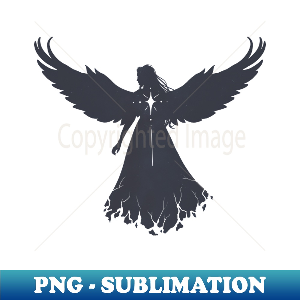 Angel silhouette - Exclusive Sublimation Digital File - Unle | Inspire ...