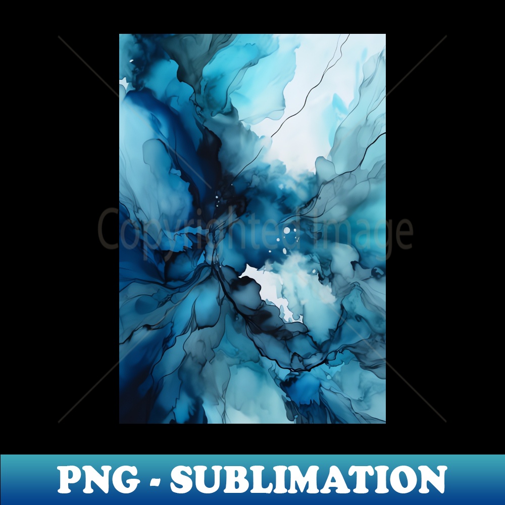 Marine Marvel - Abstract Alcohol Ink Art - Decorative Sublim | Inspire ...