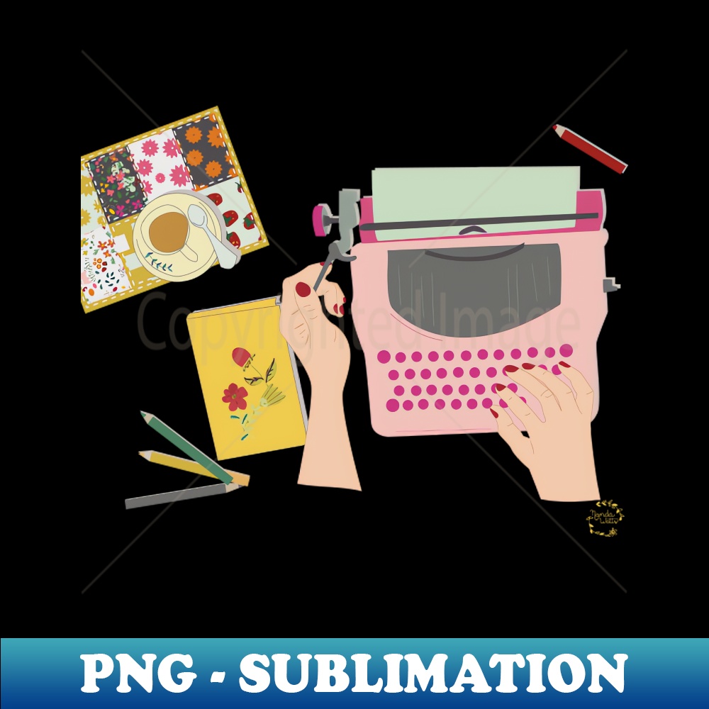 Typewriter - Signature Sublimation PNG File - Spice Up Your | Inspire ...