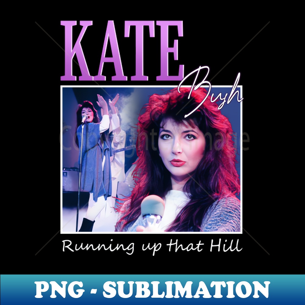Vintage Kate Bush Retro 80s 90s - High-Resolution PNG Sublim | Inspire ...