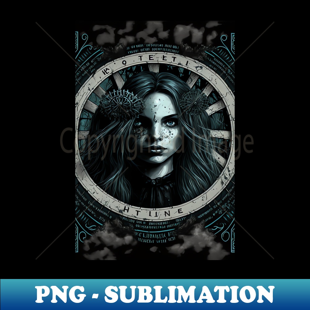 Wheel Of Fortune in a dark occult goth style - PNG Transpare | Inspire ...
