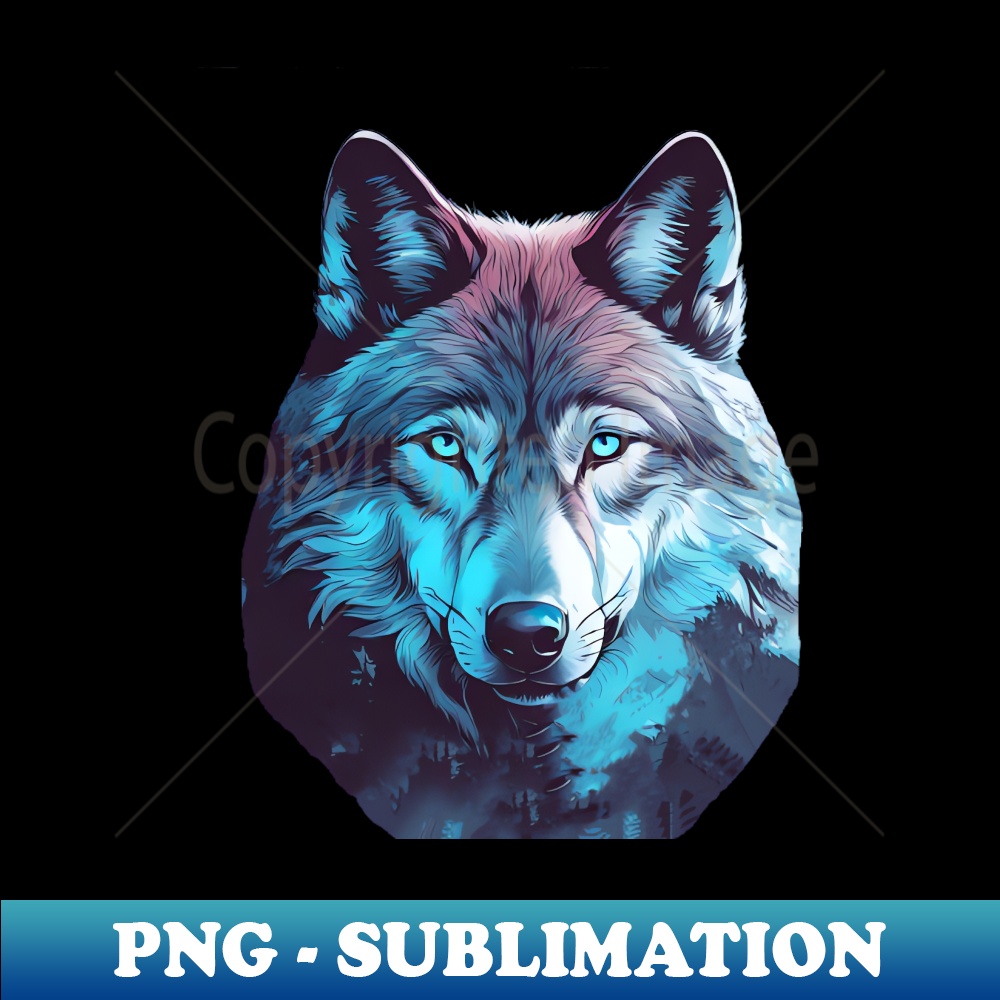 Wolf - Signature Sublimation PNG File - Instantly Transform | Inspire ...