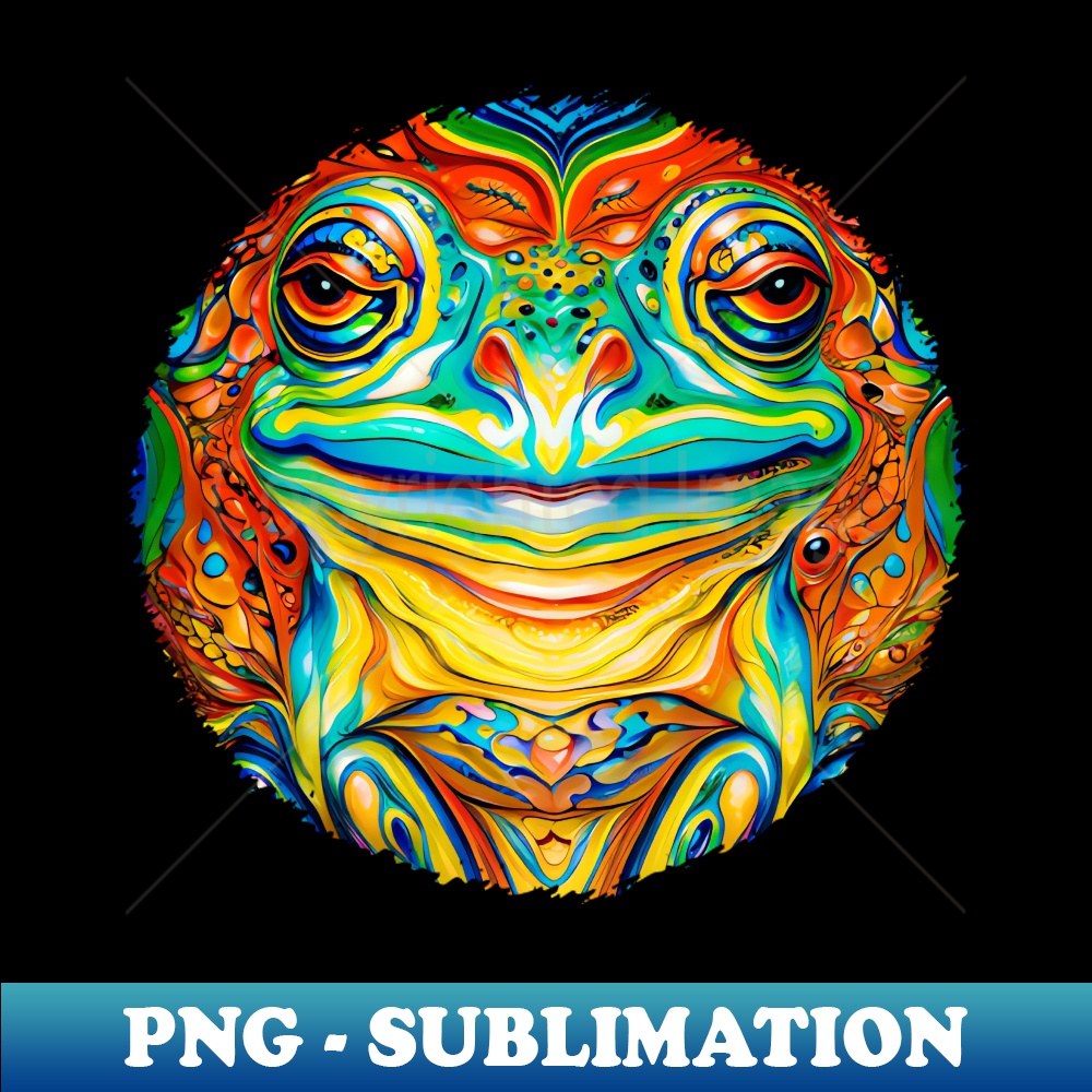 Froggy Animal Spirit 113 - Trippy Psychedelic Frog - Exclusi | Inspire ...