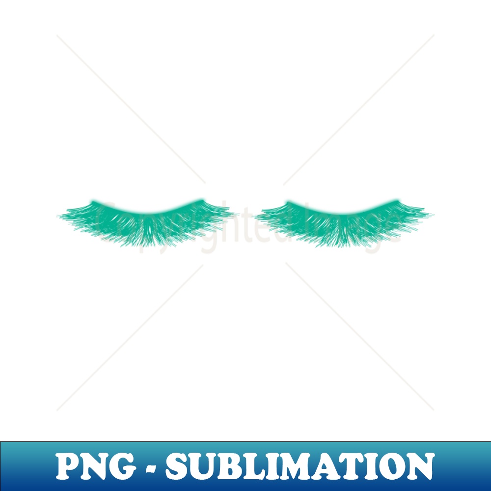 beautiful teal blue lashes - Instant Sublimation Digital Dow | Inspire ...