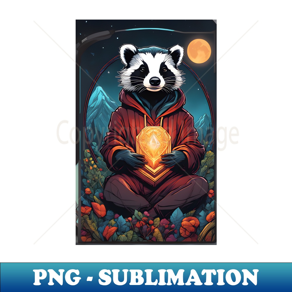 Mystical Badger Brings the Light - High-Resolution PNG Subli | Inspire ...