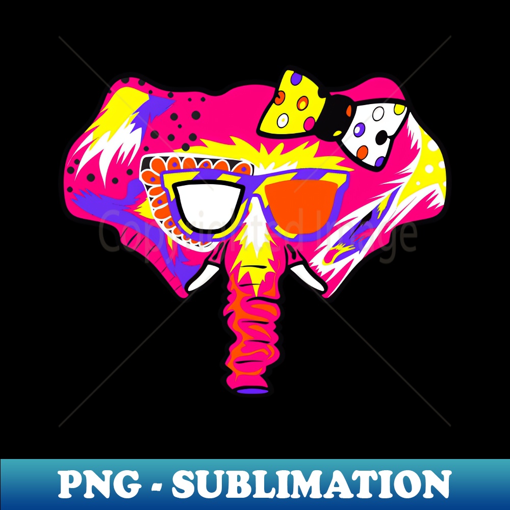 Flower Leah The Elephant - Vintage Sublimation PNG Download | Inspire ...